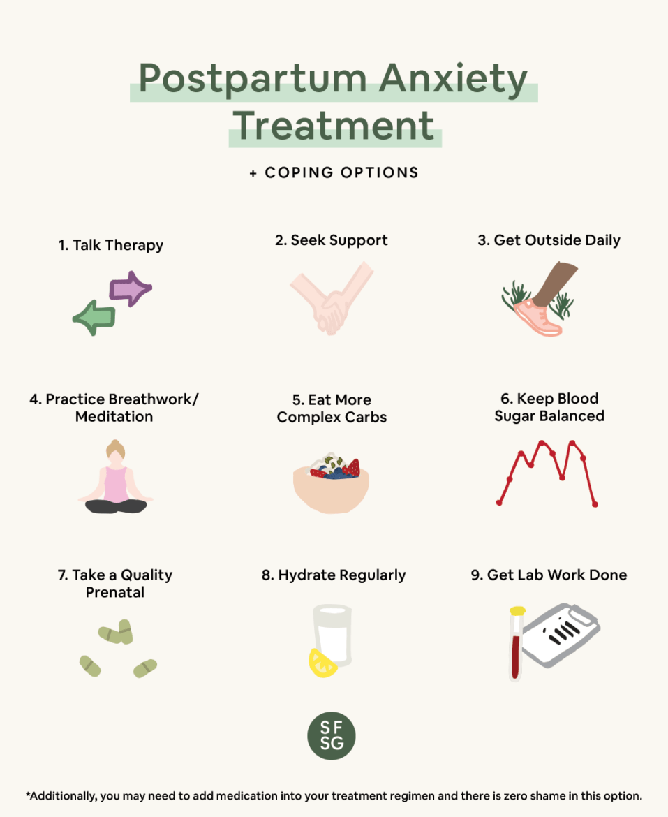 Postpartum Anxiety Treatment + Coping Options » So Fresh N So Green